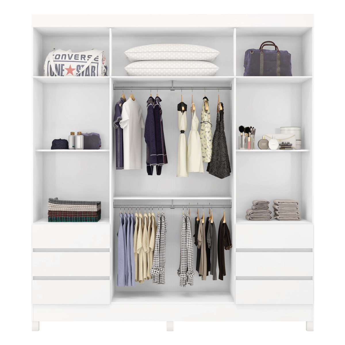 Guarda-Roupa Casal Roma - Demóbile ı Guarda-Roupas ı Cozinhas ı Demartêz